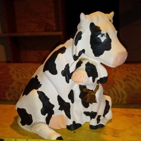 Art | Vintage Ceramic Cow And Calf | Poshmark